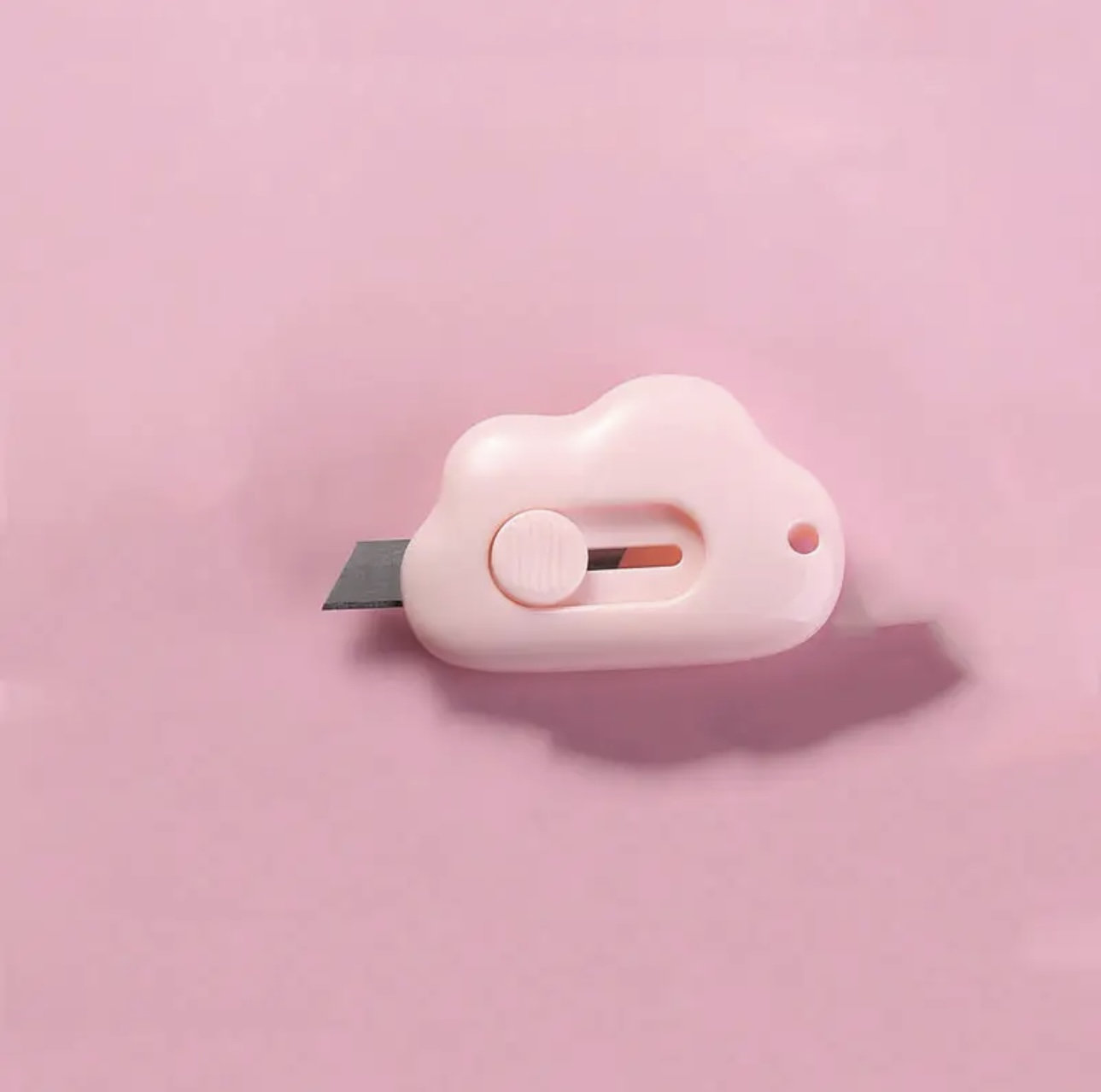 Cute Trendy Cloud Box Cutter, Mini Paper Cutter, Retractable, Kawaii ...