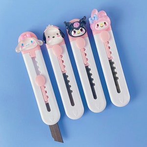 NEW Sanrio Box Cutter, Cute Box Cutter, Kawaii, Kuromi, Cinnamoroll, My ...