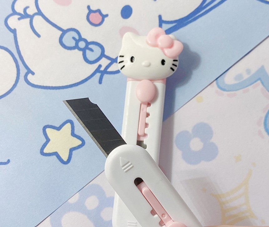 Sanrio Box Cutters, Portable Knife, Retractable, Craft Knife, Perfect ...
