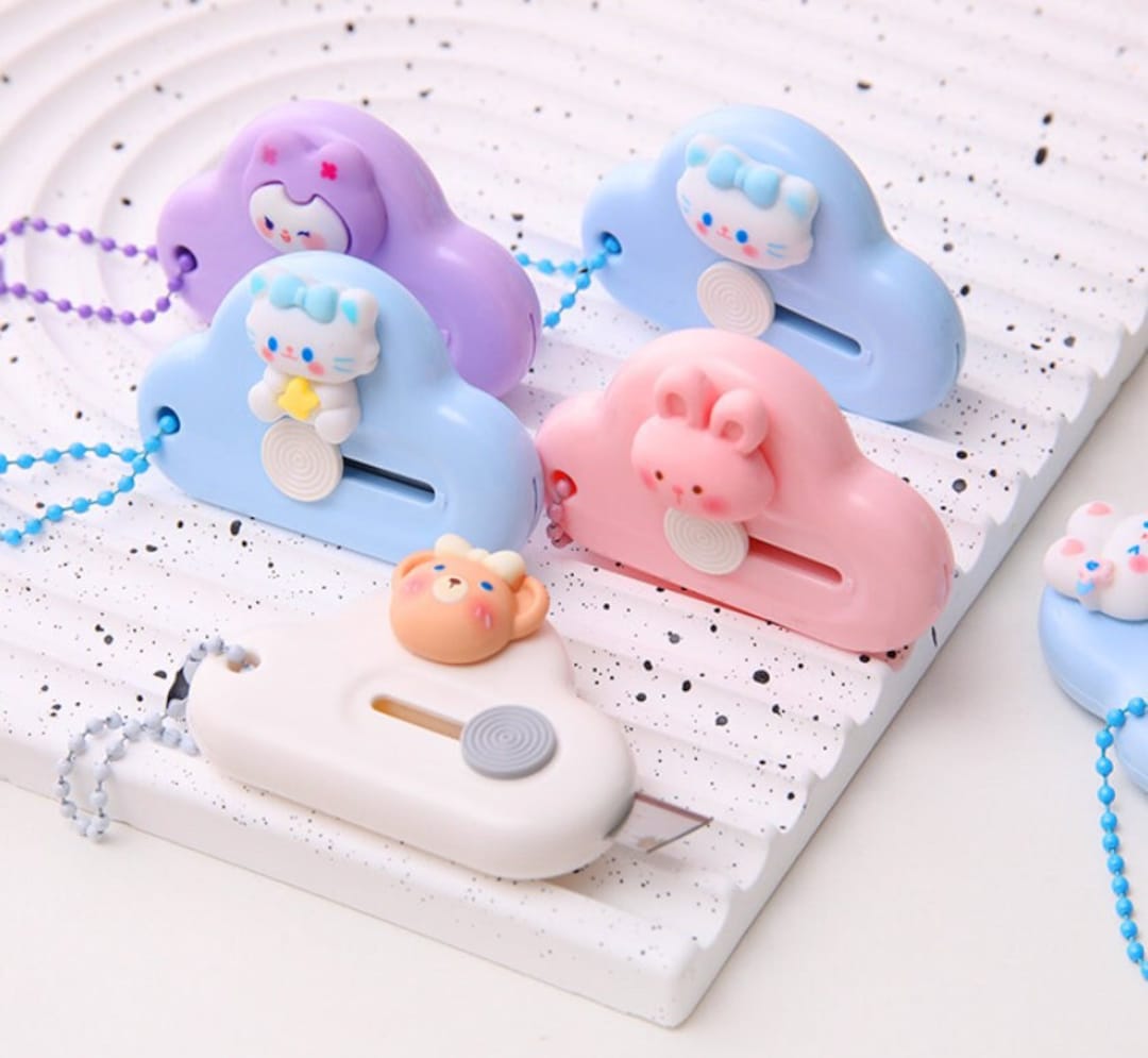 Sanrio Kuromi, Cloud Box Cutters, Keychain Knife, Cute Box Cutter ...