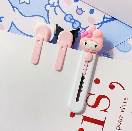 Sanrio Box Cutters, Portable Knife, Retractable, Craft Knife, Perfect ...
