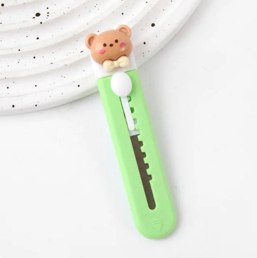 Cute Animal Cartoon Kawaii, Box Cutter, Dog, Kitty, Bunny, Box Cutter ...