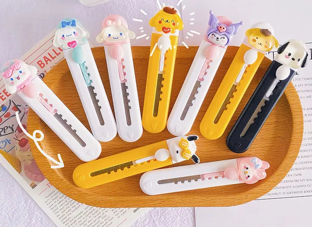 Sanrio Character Box Cutter, Cute Box Cutter, Kawaii, Kuromi ...