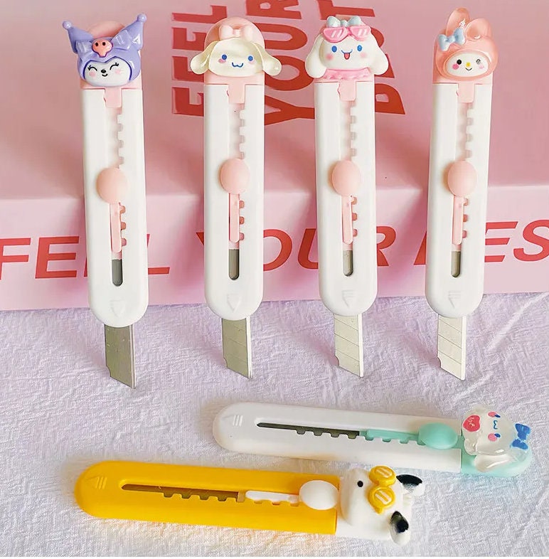 Sanrio Character Box Cutter, Cute Box Cutter, Kawaii, Kuromi ...
