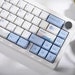 Cute Blue & White Ocean PBT XDA Keycaps Set for Mechanical Keyboard ...