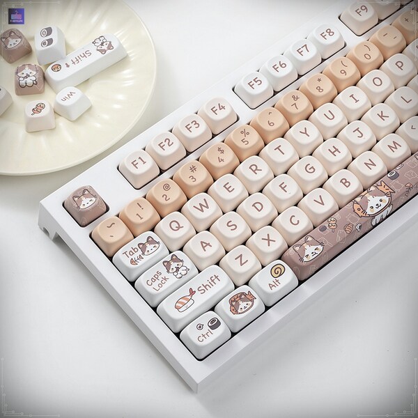 Brown Pbt Keycaps - Etsy