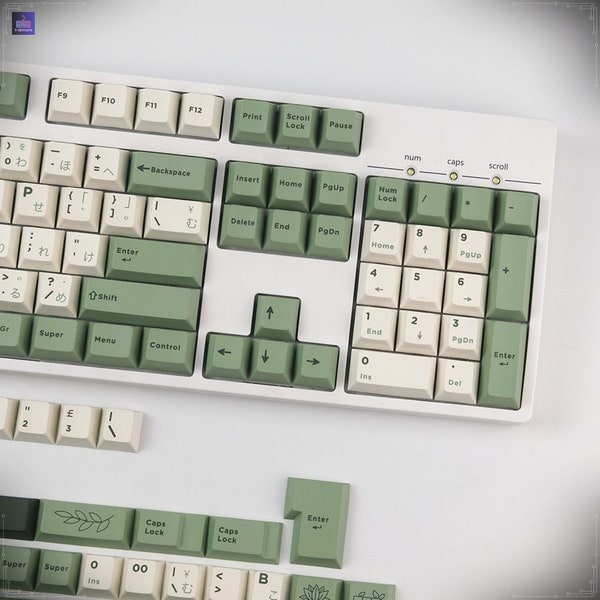 Green and Pink Keycaps - Etsy