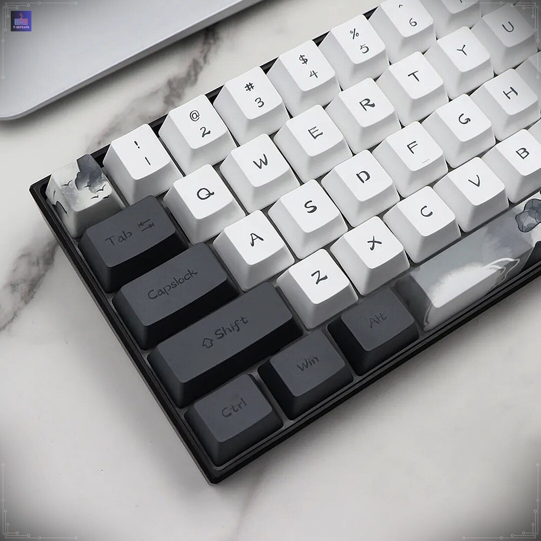 Cool Lotus Flowers PBT ISO OEM Keycaps Set for Mechanical Keyboard Key ...