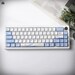 Cute Blue & White Ocean PBT XDA Keycaps Set for Mechanical Keyboard ...