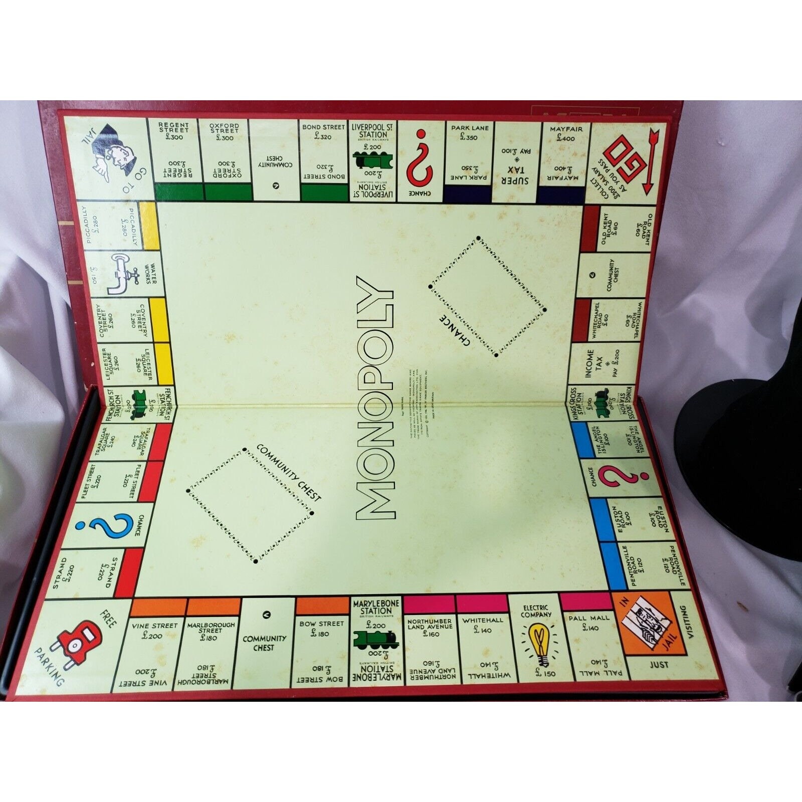 Vintage Monopoly Deluxe Board Game John Waddington UK London - Etsy