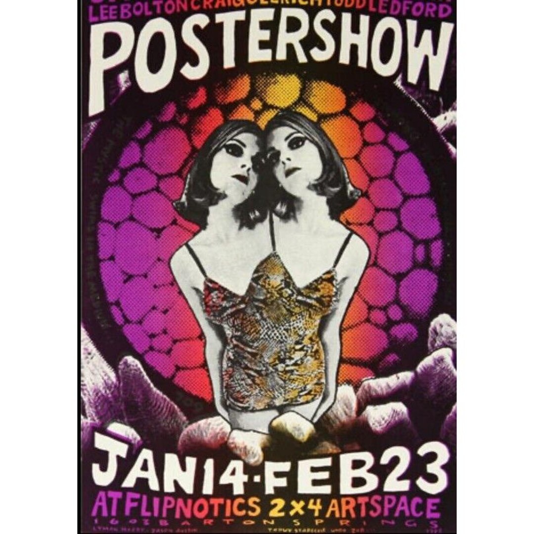 Jason Austin Lyman Hardy Show Poster 1994 HANDBILL FLYER Lee Bolton - Etsy