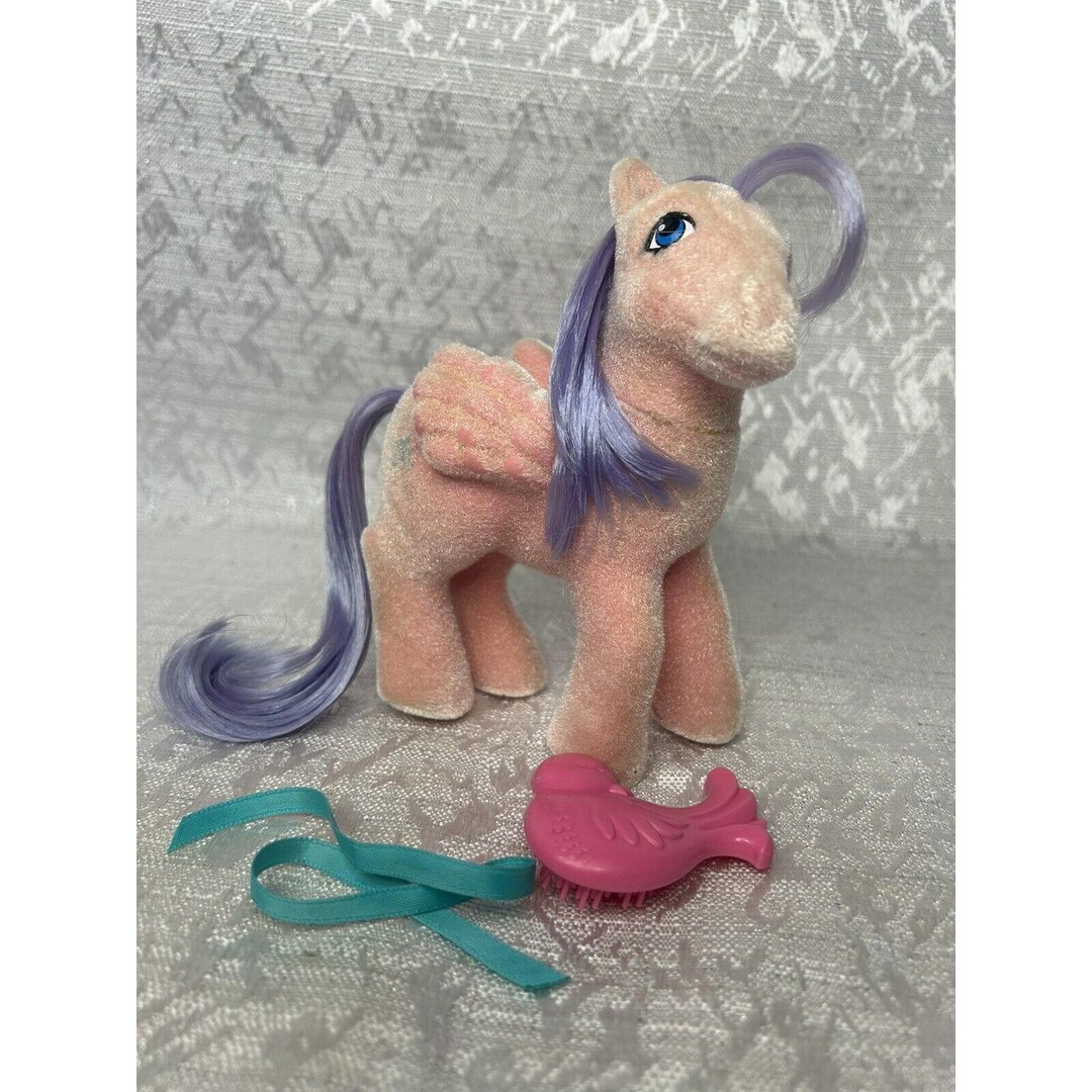Hasbro My Little Pony G1 MLP so Soft North Star 1985 Fuzzy Unicorn Doll ...