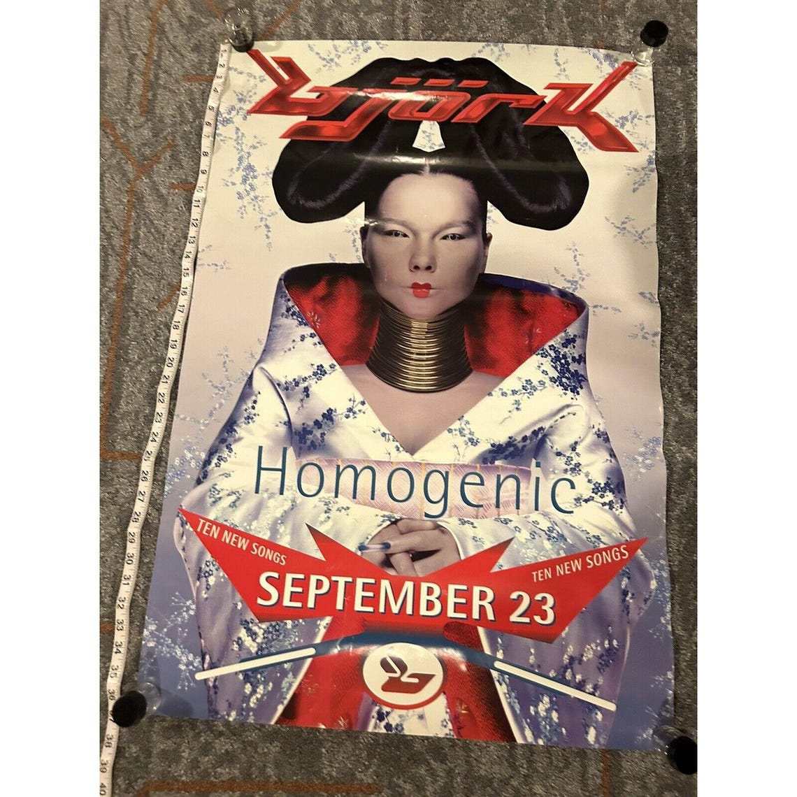 Bjork / Homogenic 1997 USA Original Promo Poster Album Release 24x36 - Etsy