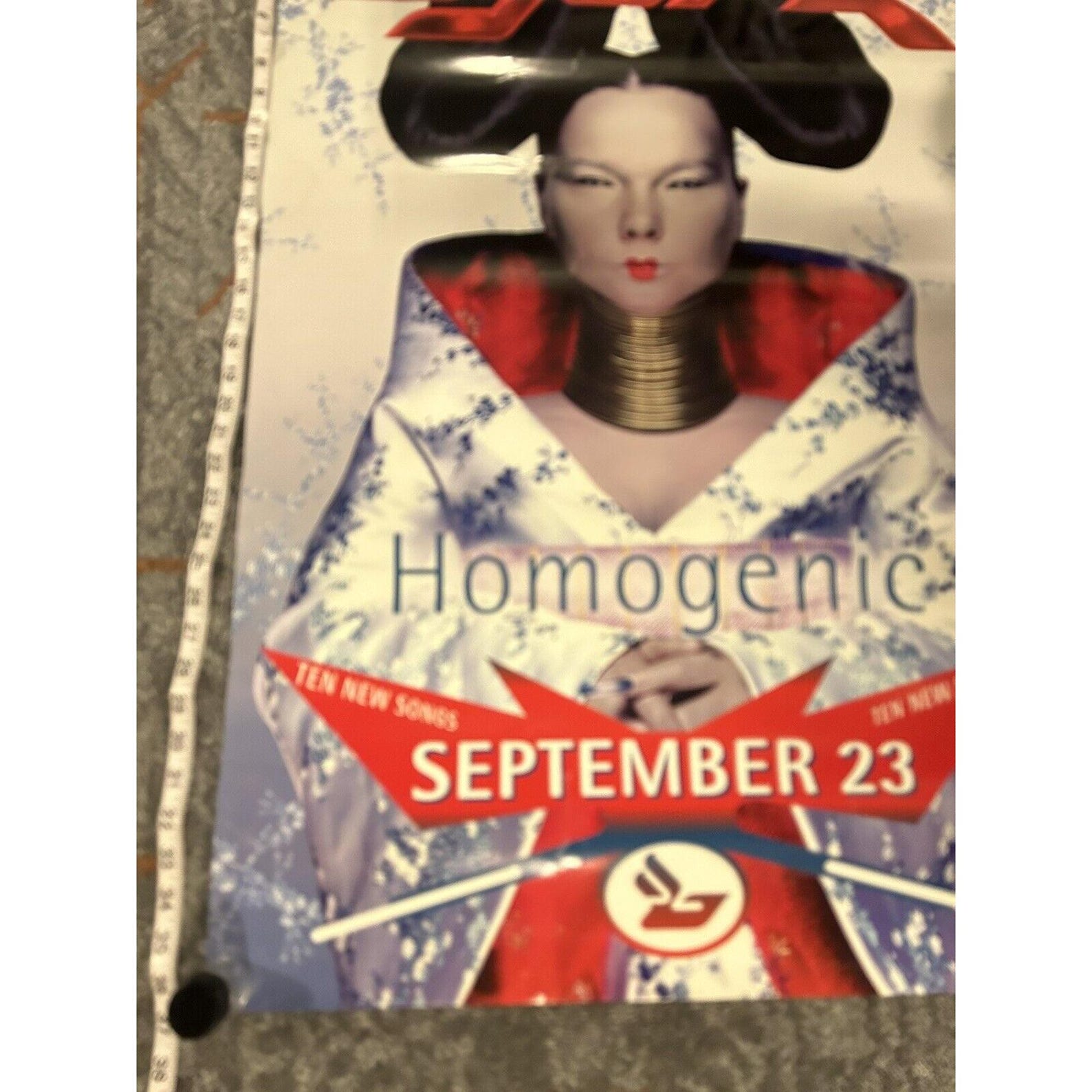 Bjork / Homogenic 1997 USA Original Promo Poster Album Release 24x36 - Etsy