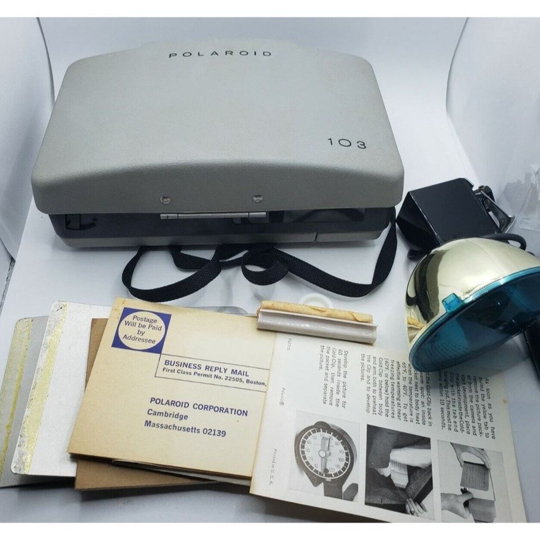 Vintage Polaroid 103 Land Camera With Original Case - Etsy Vintage Polaroid 103 Land Camera With Original Case - Etsy