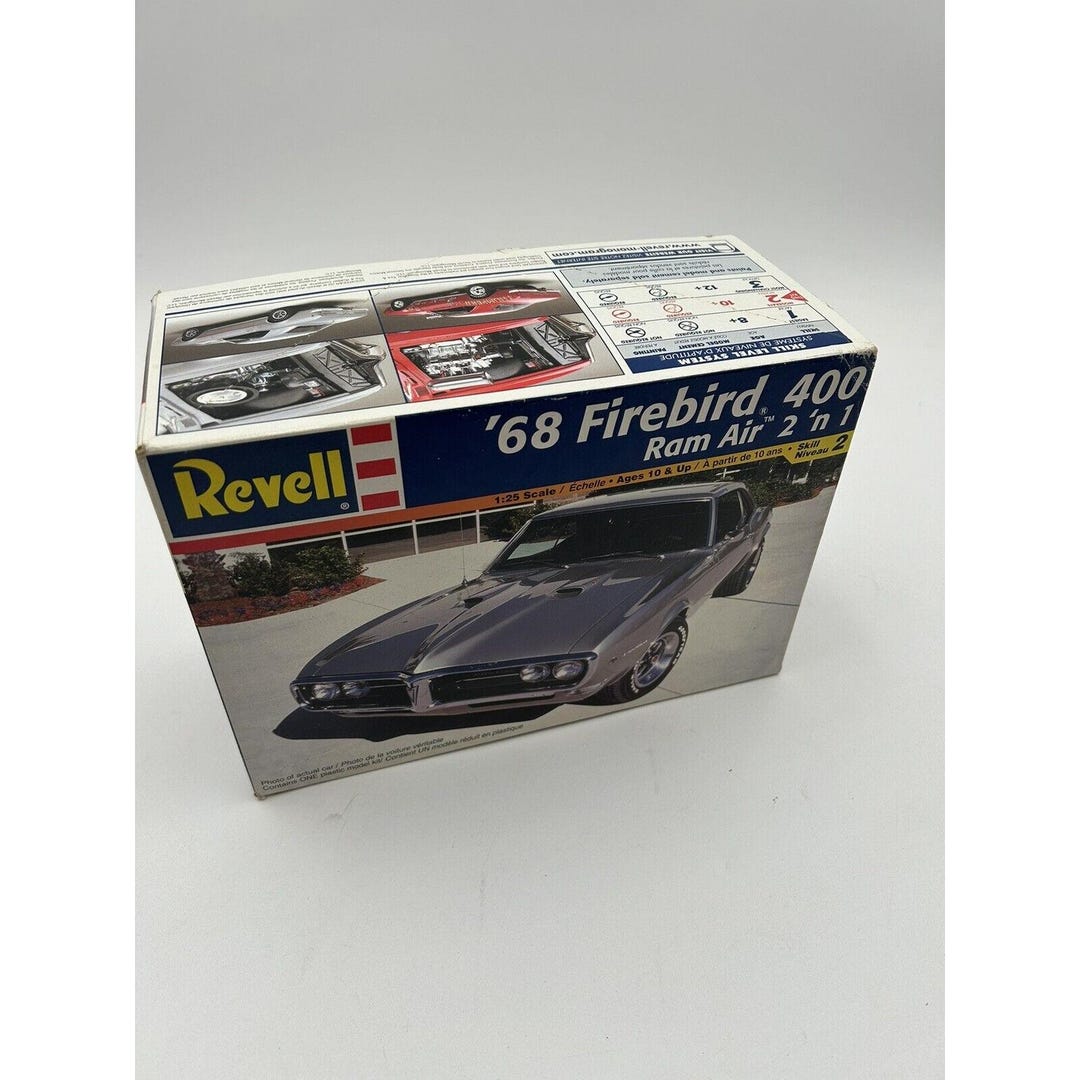 Revell 1968 Firebird 400 Ram Air 1:25 Model Car Kit #85-2342 - Etsy