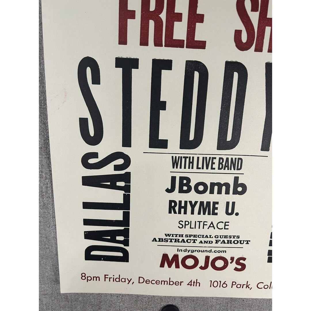 Steddy P Dallas DJ Mahf Concert Poster Art Print Limited Indyground ...