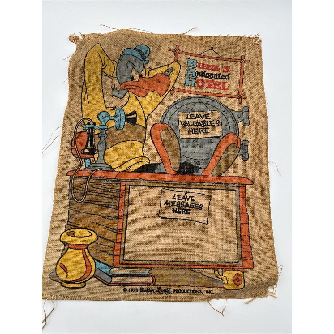 1973 Walter Lantz Comic Character Buzz Buzzard Burlap Bulletin Board 22 X 17 - Etsy