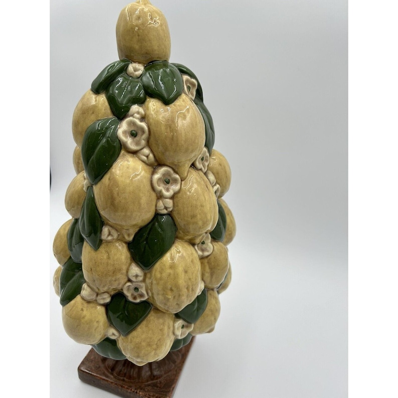 Vintage MCM 70s Ceramic Lemon Tree Topiary Decor Jamar Mallory ...