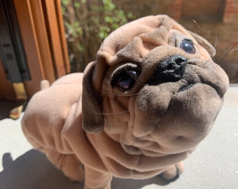 Realistic Pug Toy - Etsy