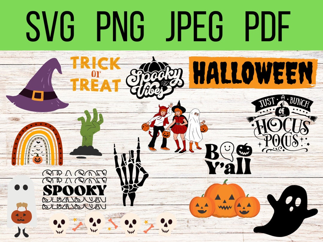 Halloween SVG Bundle - Etsy