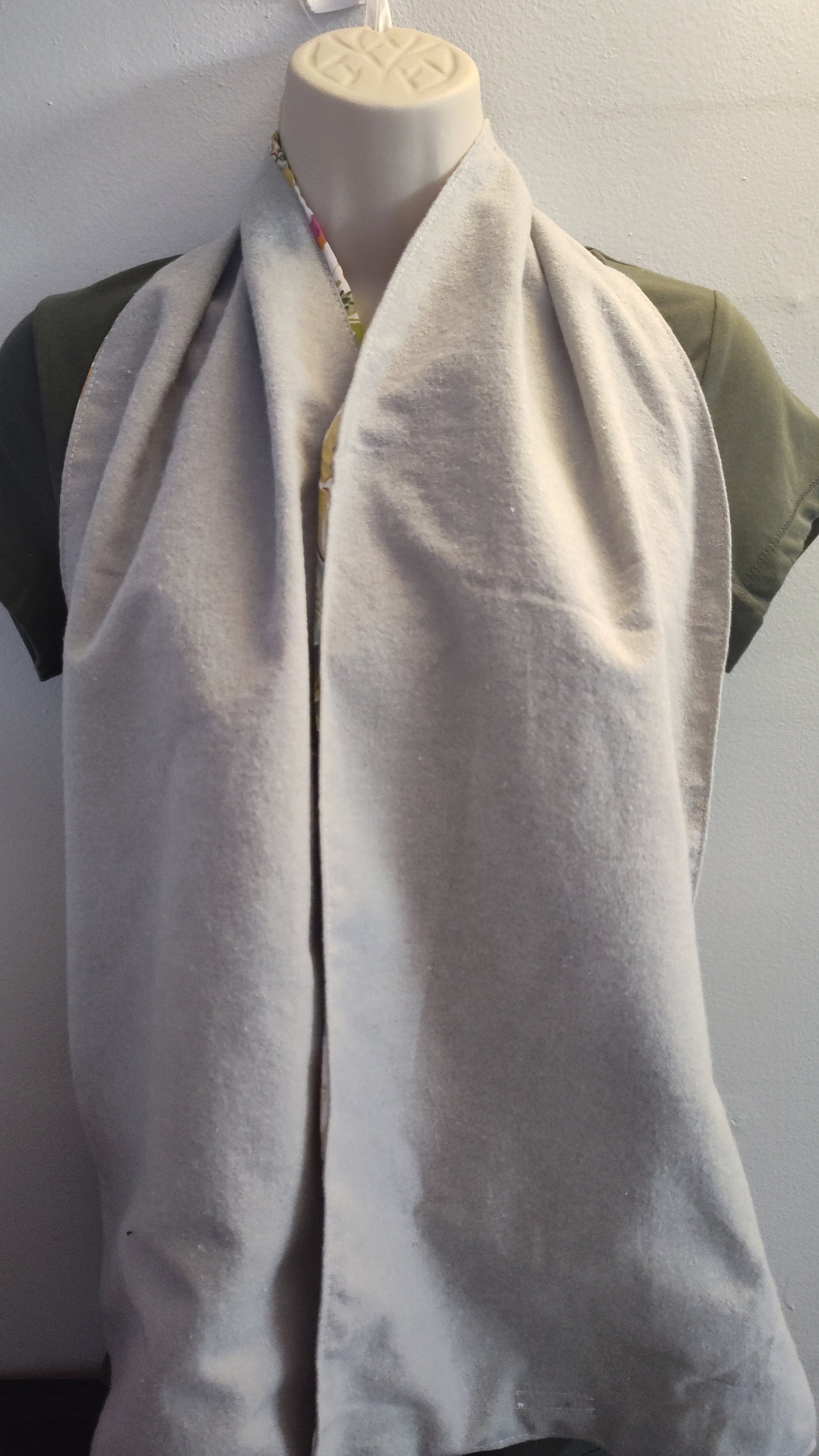 Adult Bib Floral Scarf Dining Scarves, Clothing Protectors . Reversible ...