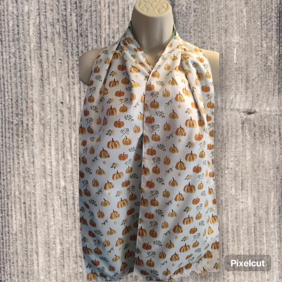 Adult Bib Pumpkins Scarf Dining Scarves, Clothing Protectors ...