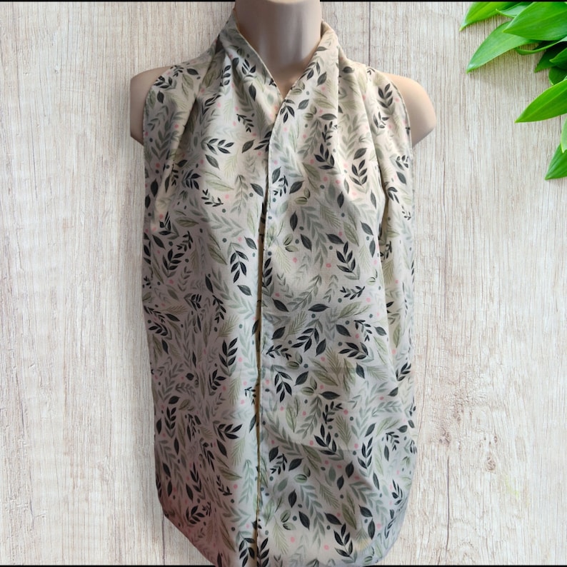 Adult Bib Scarf Chose Print, Dining Scarves, Clothing Protectors ...