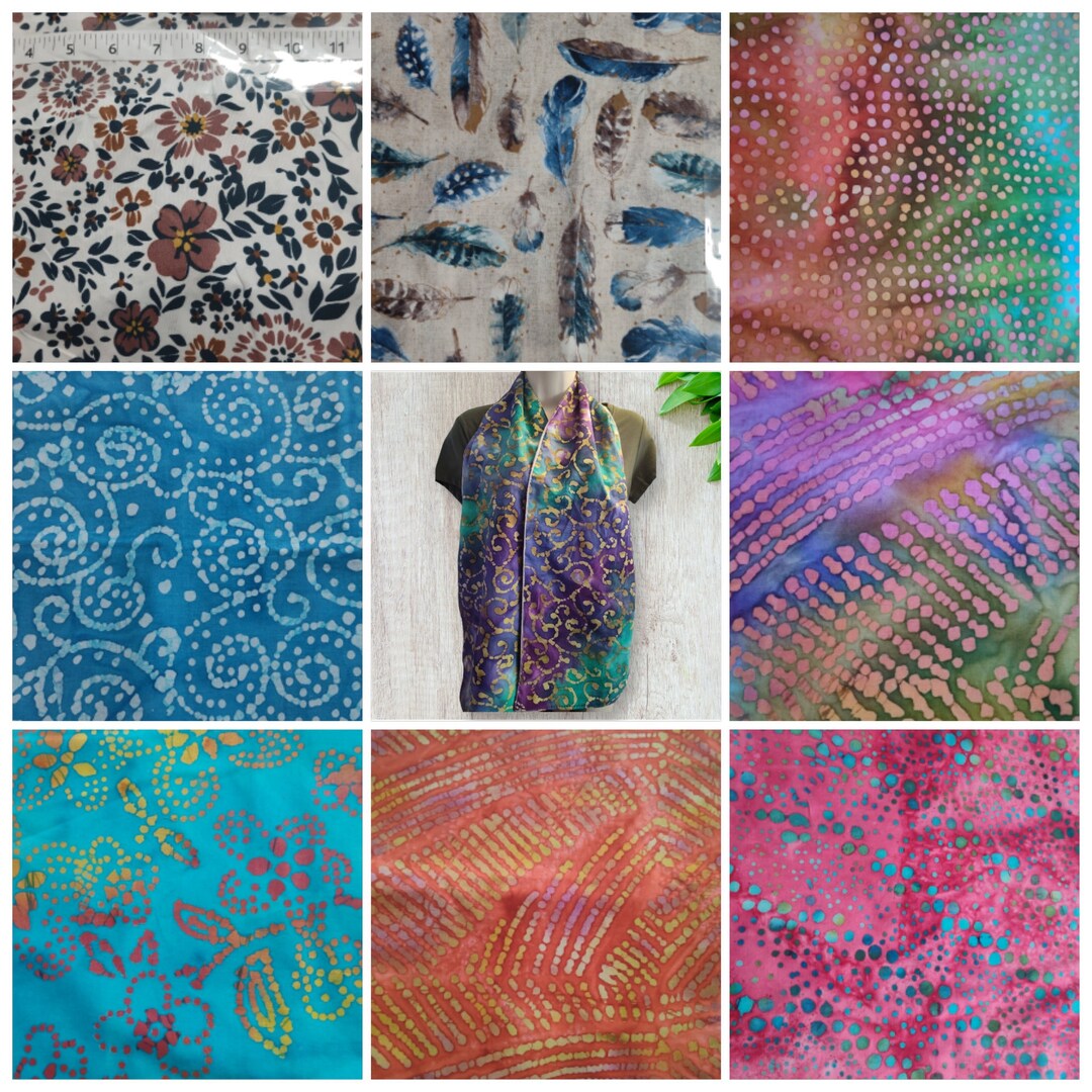 Adult Bib Scarf Chose Print, Dining Scarves, Clothing Protectors ...