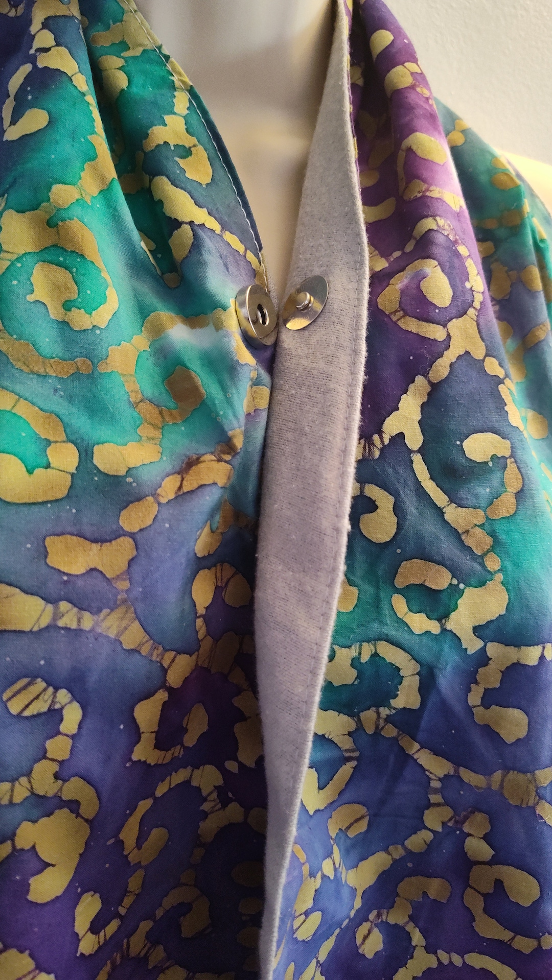 Adult Bib Scarf Chose Print, Dining Scarves, Clothing Protectors ...