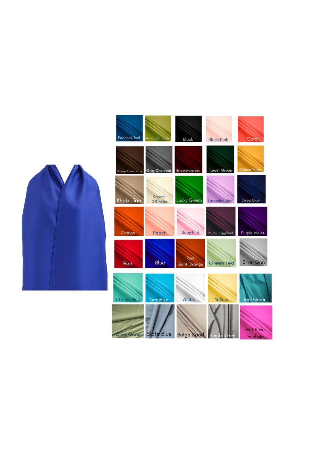Solid Color Adult Bib Scarf , Dining Scarves, Clothing Protectors ...
