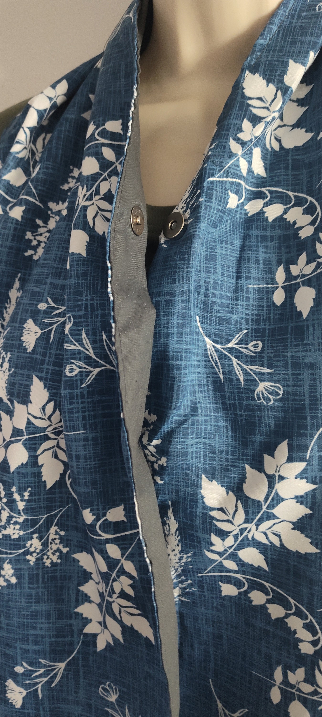 Adult Bib Scarf Chose Print, Dining Scarves, Clothing Protectors ...