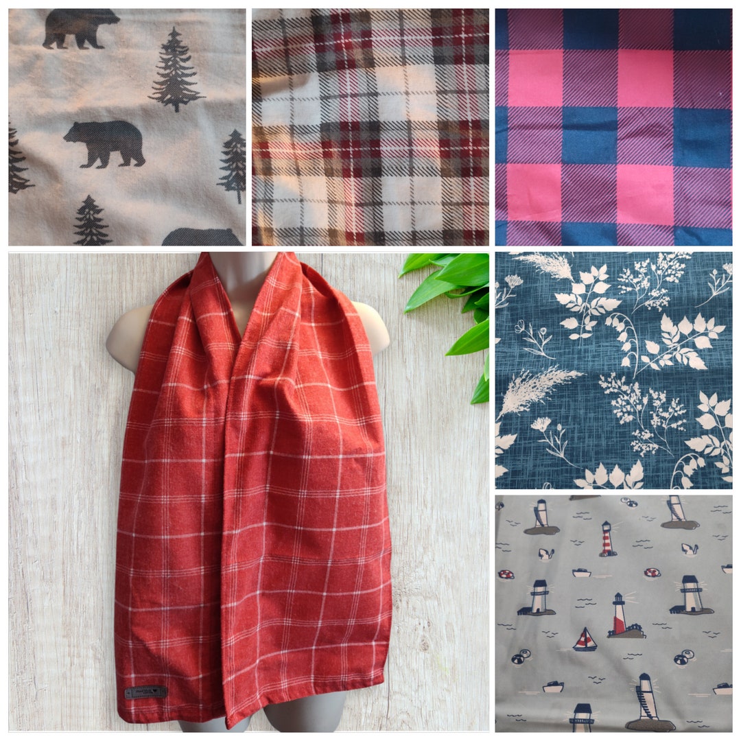 Adult Bib Scarf Chose Print, Dining Scarves, Clothing Protectors ...
