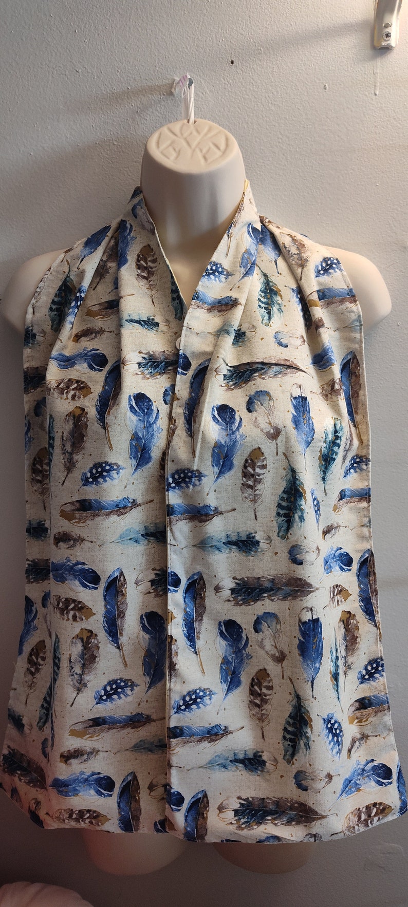Adult Bib Scarf Chose Print, Dining Scarves, Clothing Protectors ...