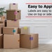 Blank Subcategory Moving Box Labels, Moving Box Stickers, Relocation ...