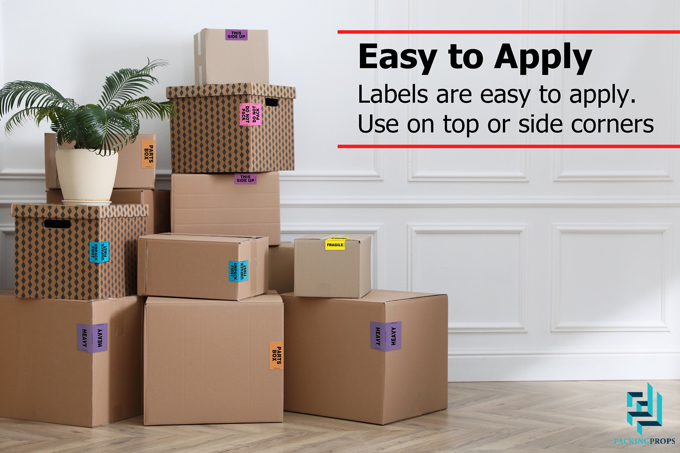 Blank Moving Box Labels, Moving Box Stickers, Relocation Stickers ...