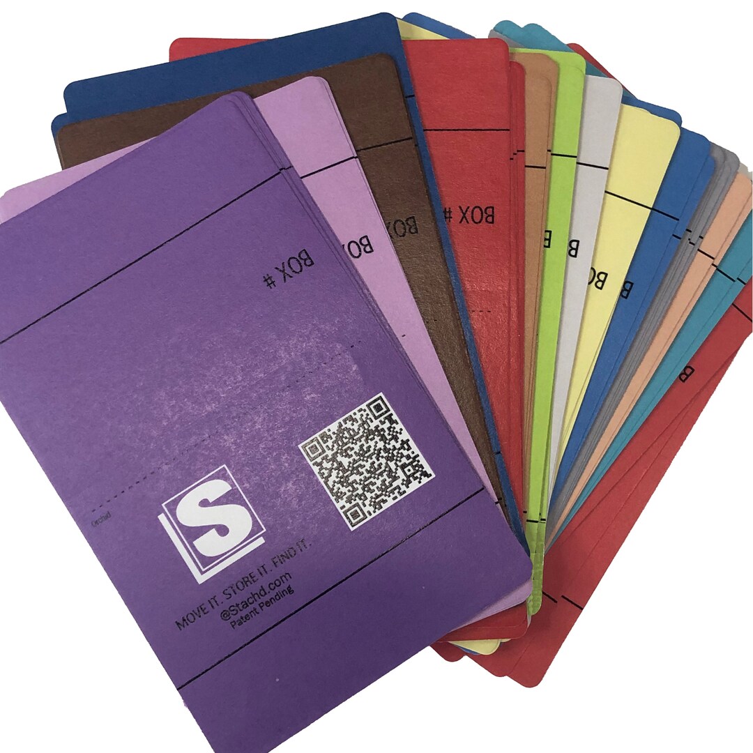 QR Coded Blank Moving Stickers, Moving Labels, Moving Away Gift for ...