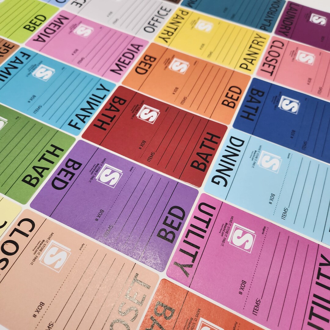 Pre-printed Moving Stickers, Moving Labels, Packing Stickers, Packing ...