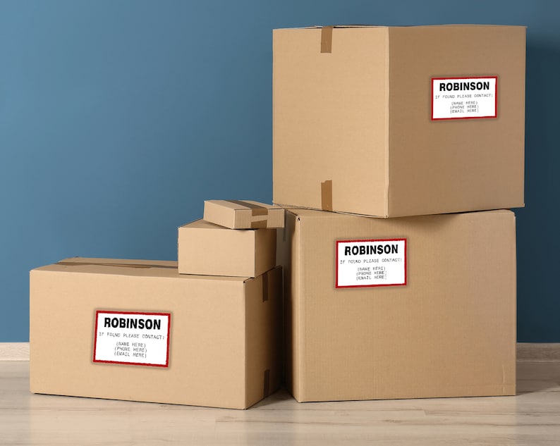 Military Move Sticker, Lost Box Sticker, Custom Lost Box Sticker ...