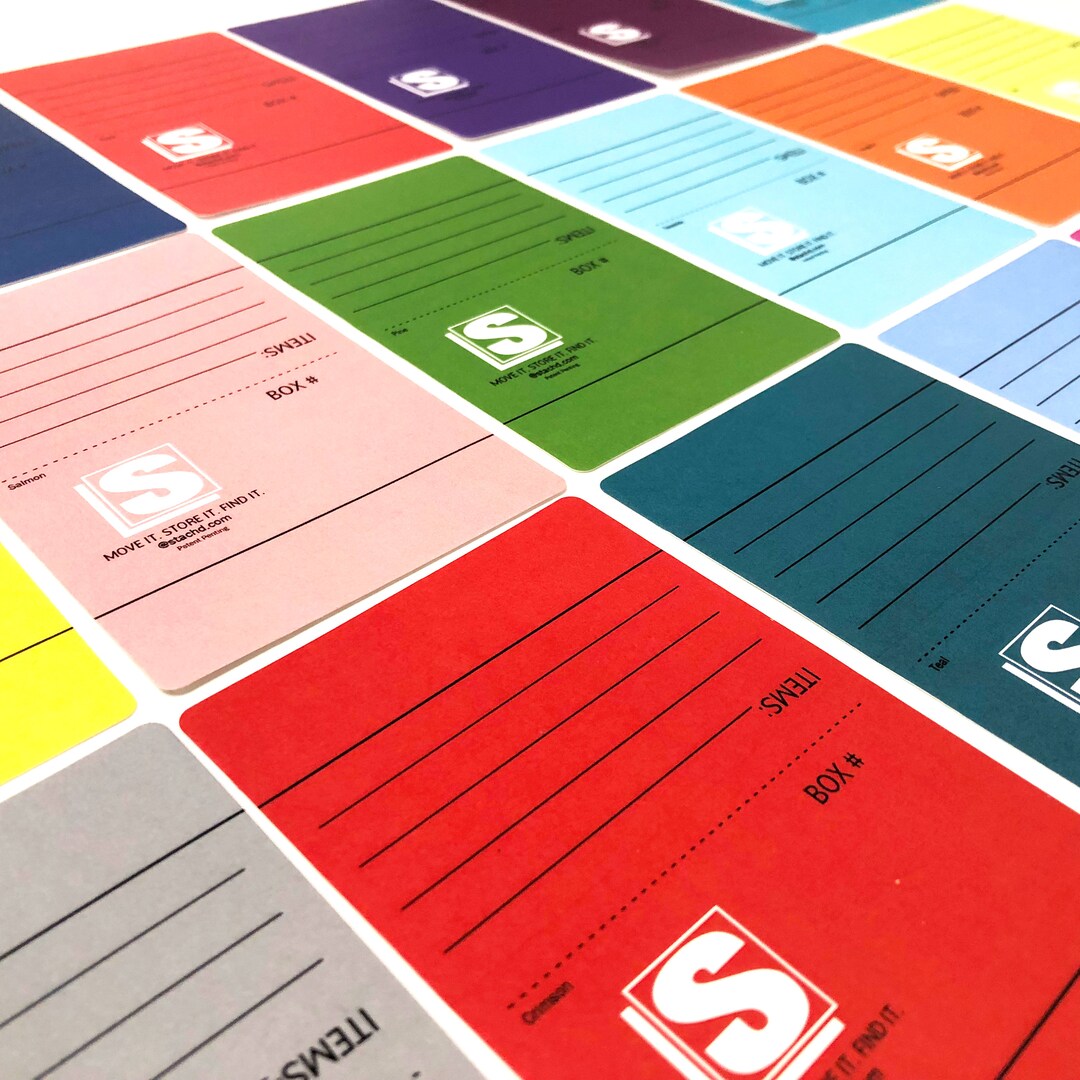 Blank Moving Stickers, Moving Labels, Moving Away Gift for Friend ...