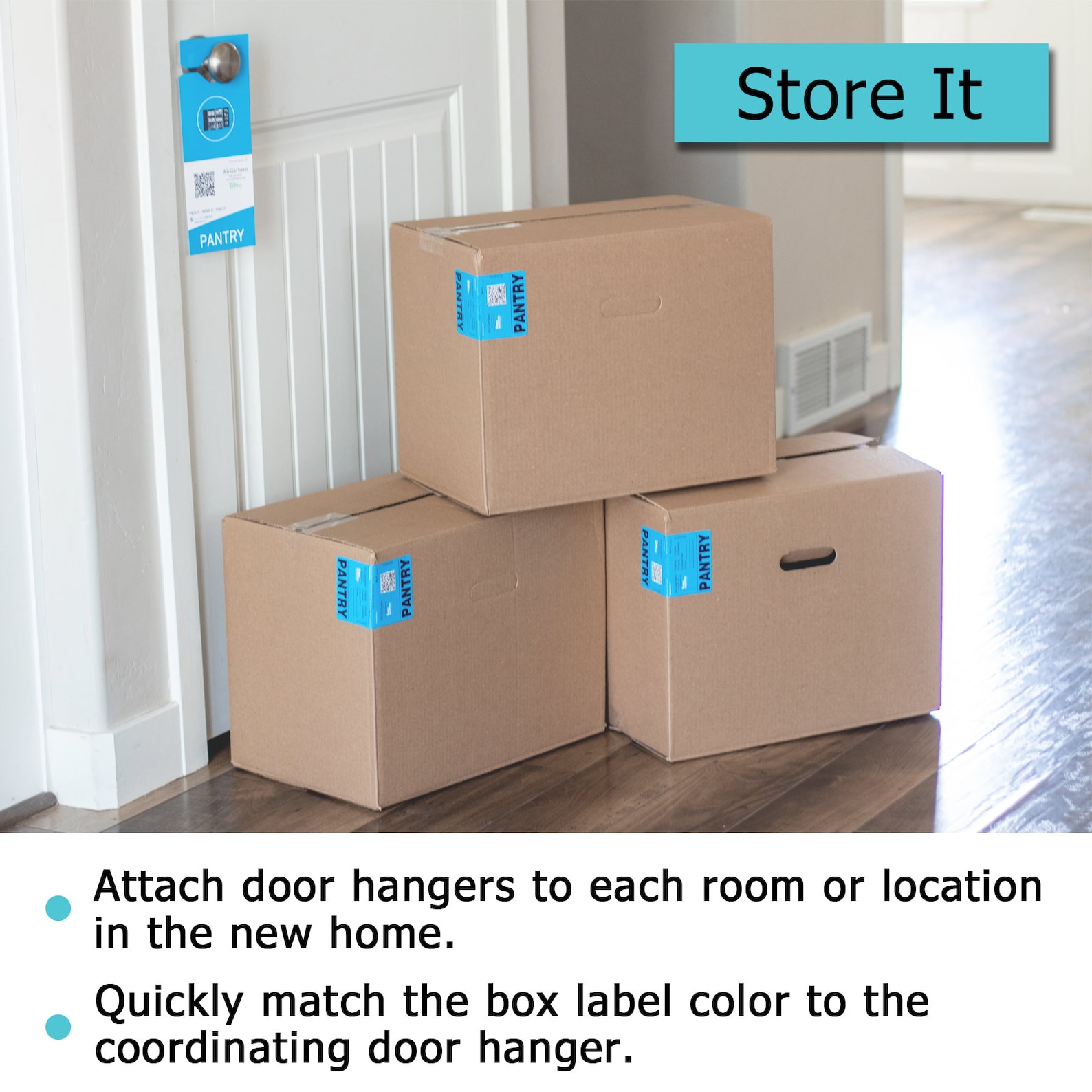 QR Coded Custom Moving Stickers, Moving Labels, Packing Stickers ...