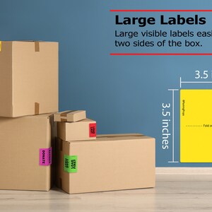 Blank Moving Box Labels, Moving Box Stickers, Relocation Stickers ...