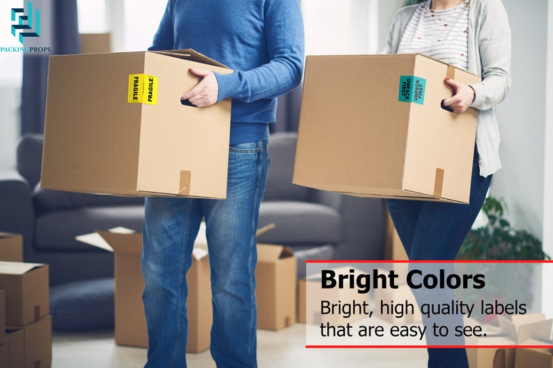 Blank Moving Box Labels, Moving Box Stickers, Relocation Stickers ...