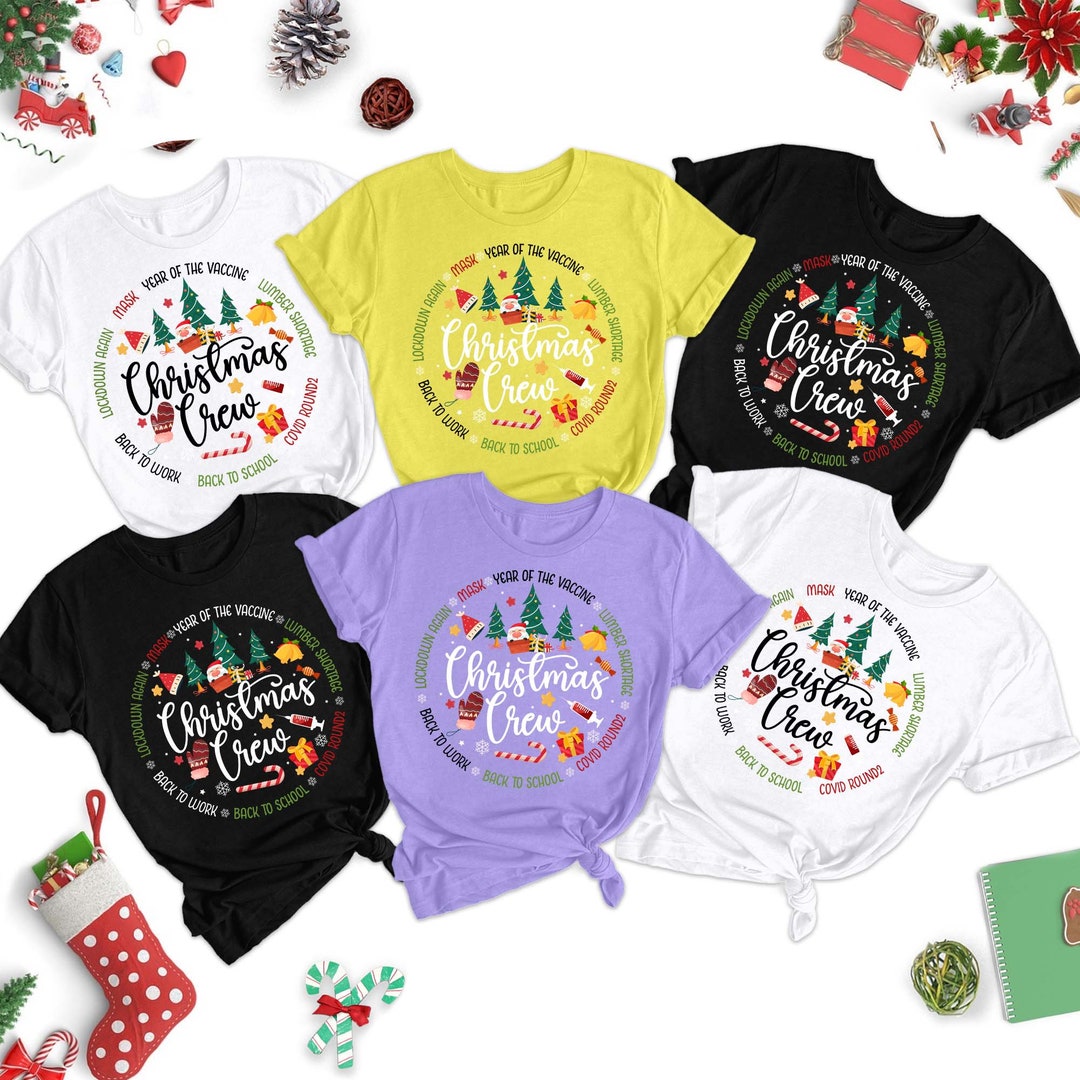 Christmas Crew Shirt, Custom Christmas Shirt, Christmas Matching Family ...