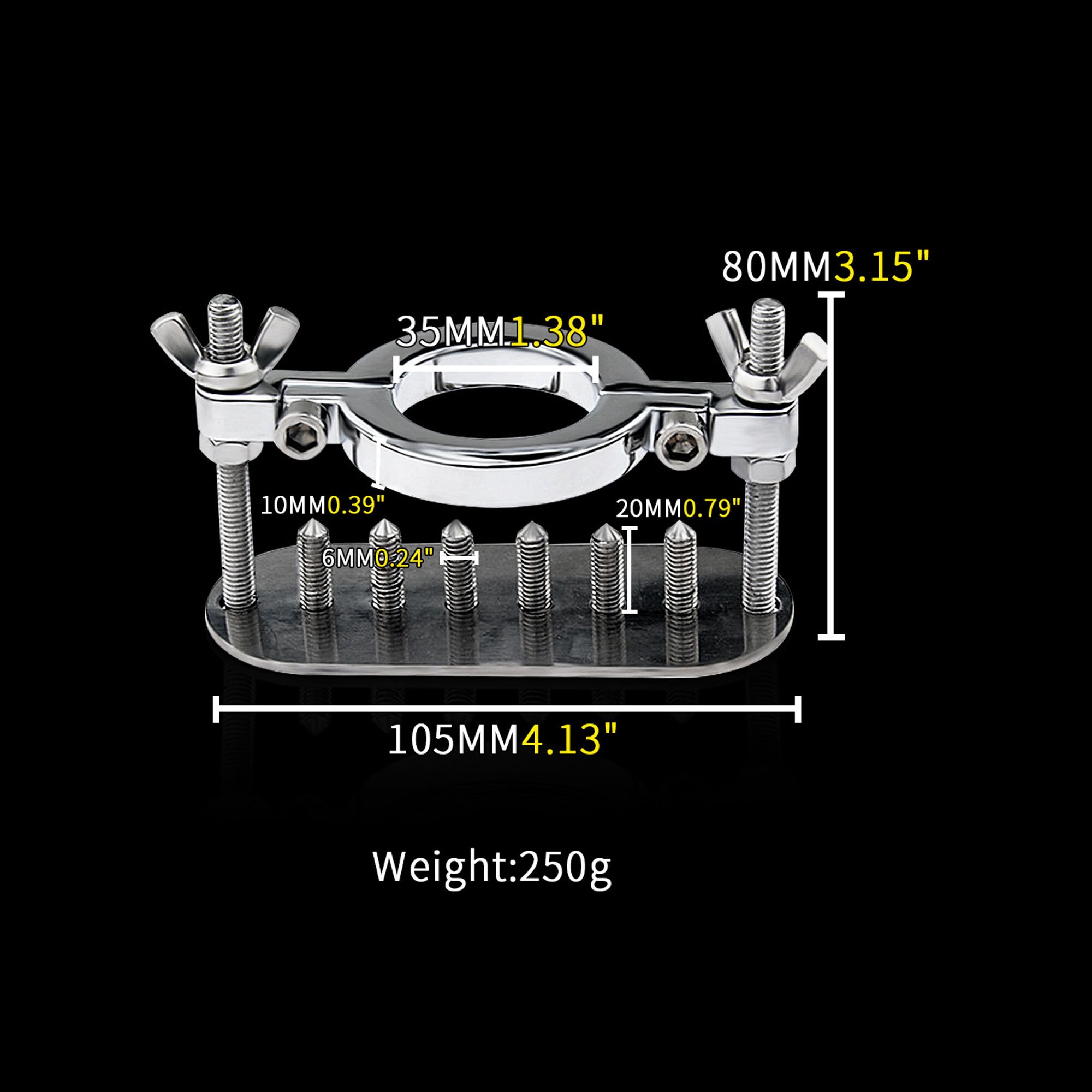 Balls Squeezer With Adjustable and Removable Spikes, Bring Pain and ...