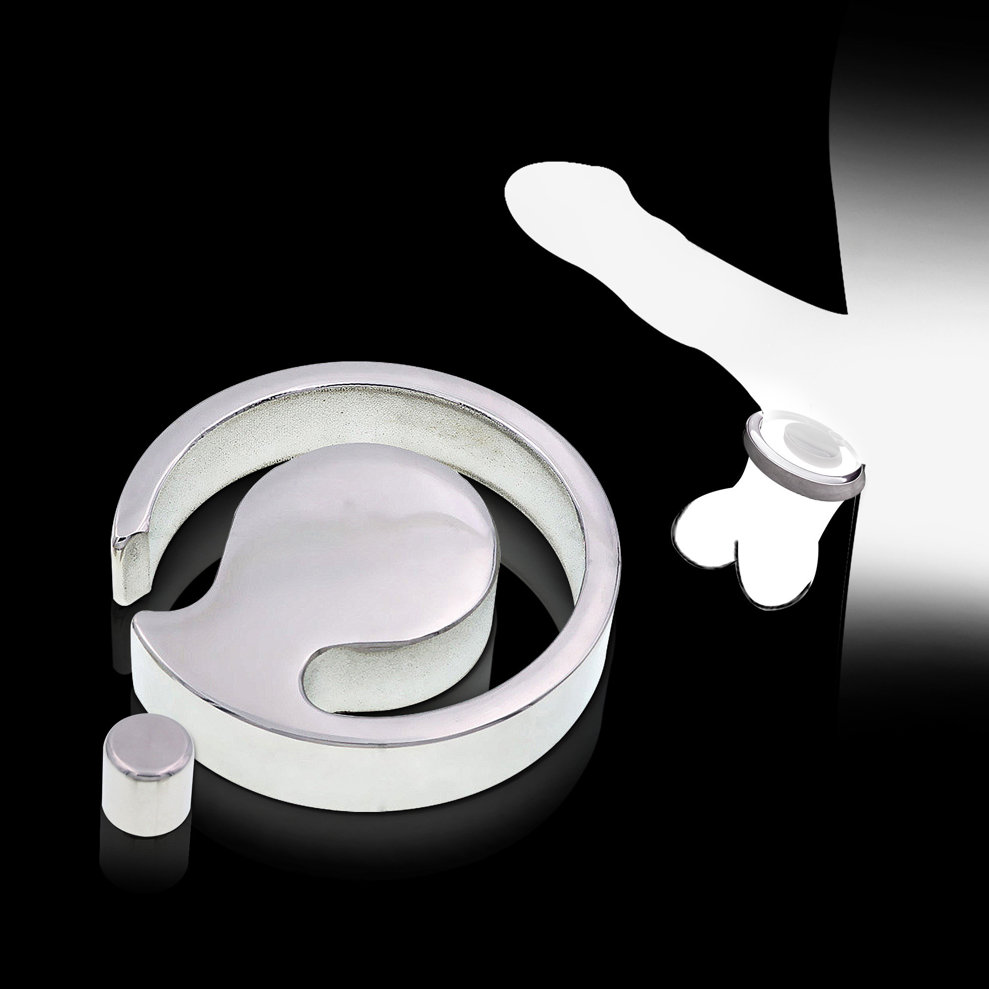 Scrotum Ring Heavy Weights Orgasm Cock And Ball Toys Cock Ring