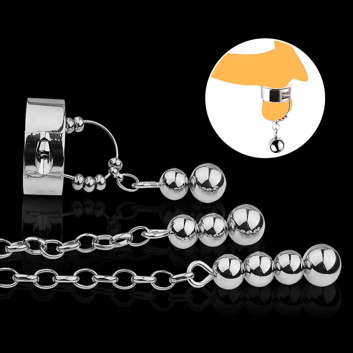Scrotum Stretcher Cock Extender Cock Ring Scrotum Clamp Testicle