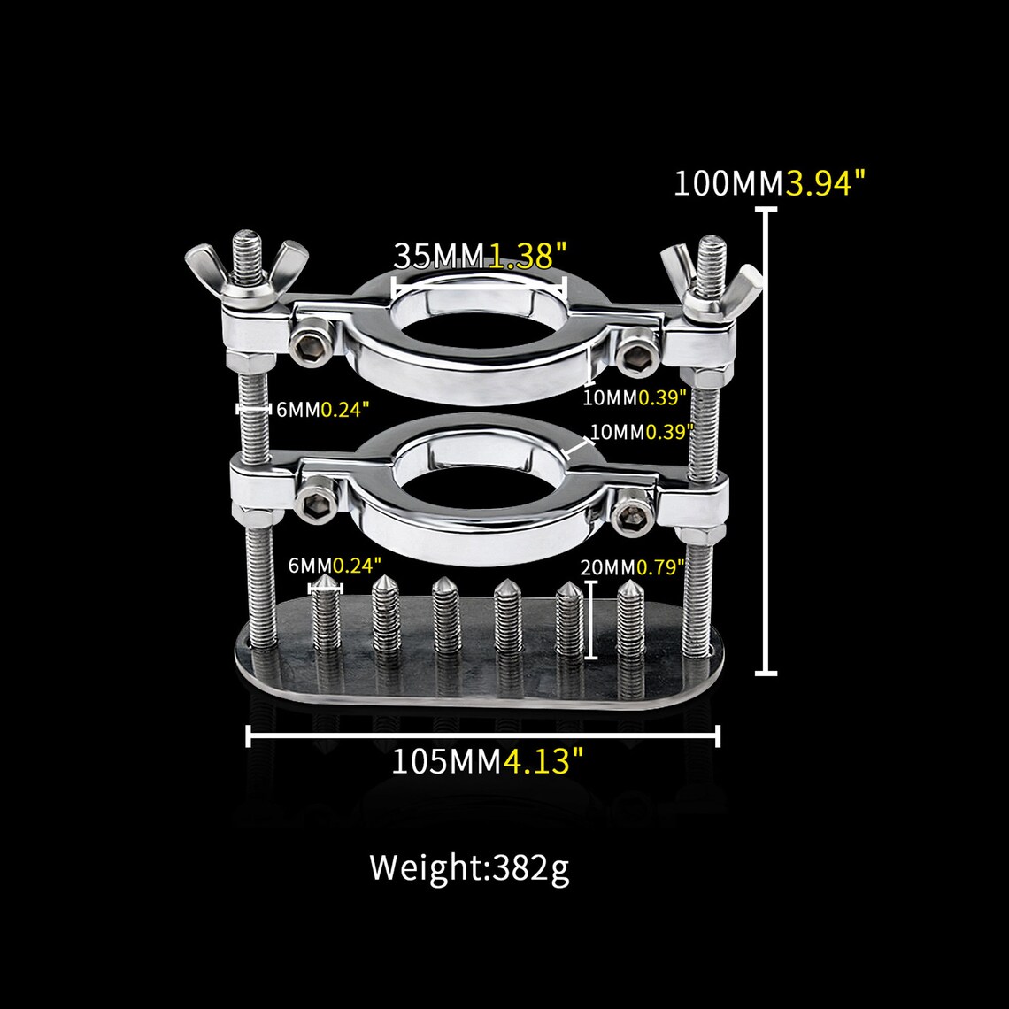 Balls Squeezer With Adjustable and Removable Spikes, Bring Pain and ...