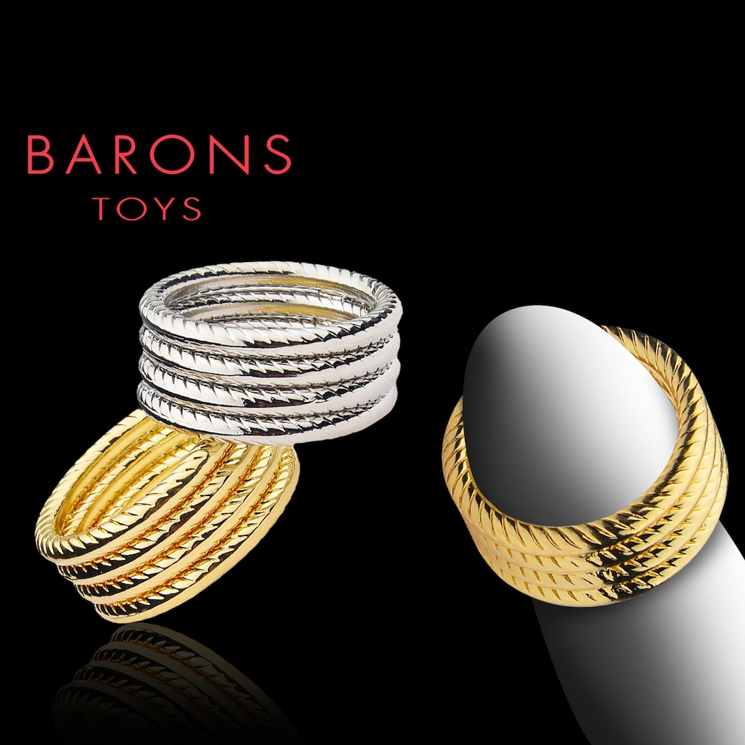 2 Colors Cock and Scrotum Rings, Jewellery Penis Ring, Delay ...