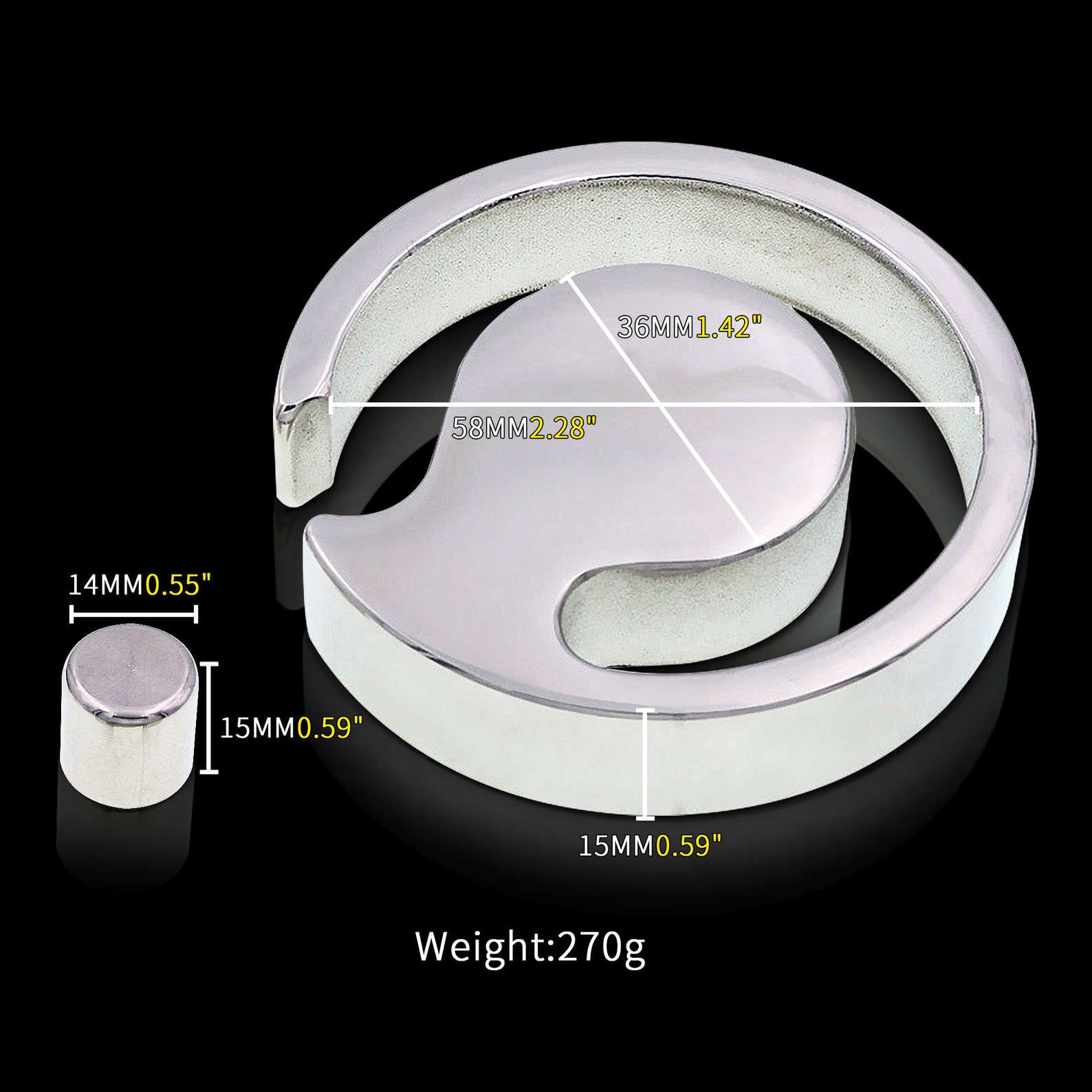 Scrotum Ring Heavy Weights Orgasm Cock And Ball Toys Cock Ring
